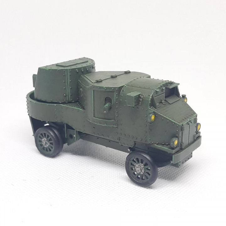 3D Printable Garford-Putilov armoured car (WW1, Russian Empire) by ...