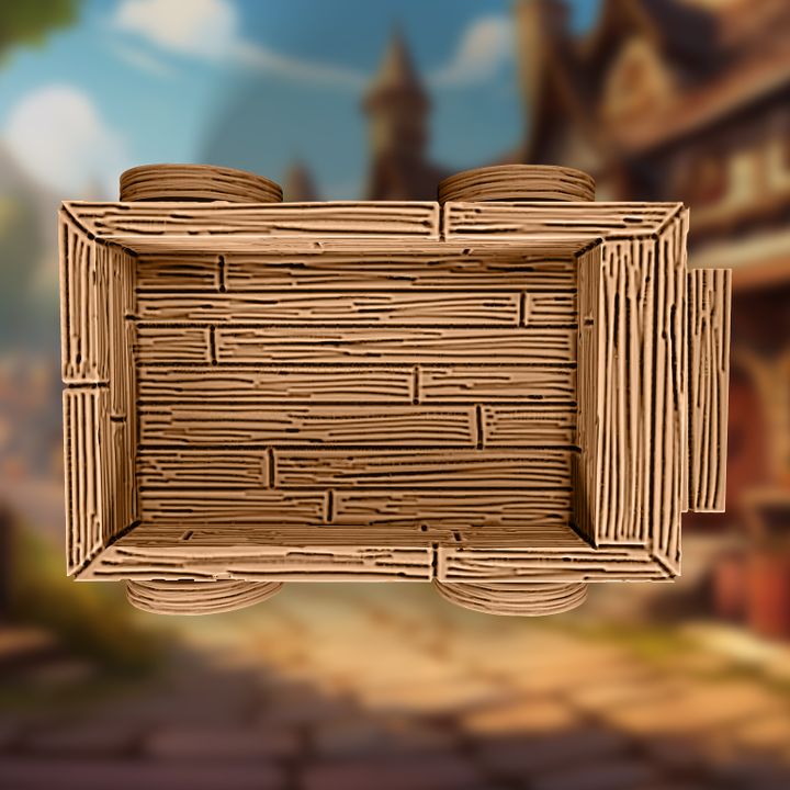 3D Printable Simple Wagon by Krakulu