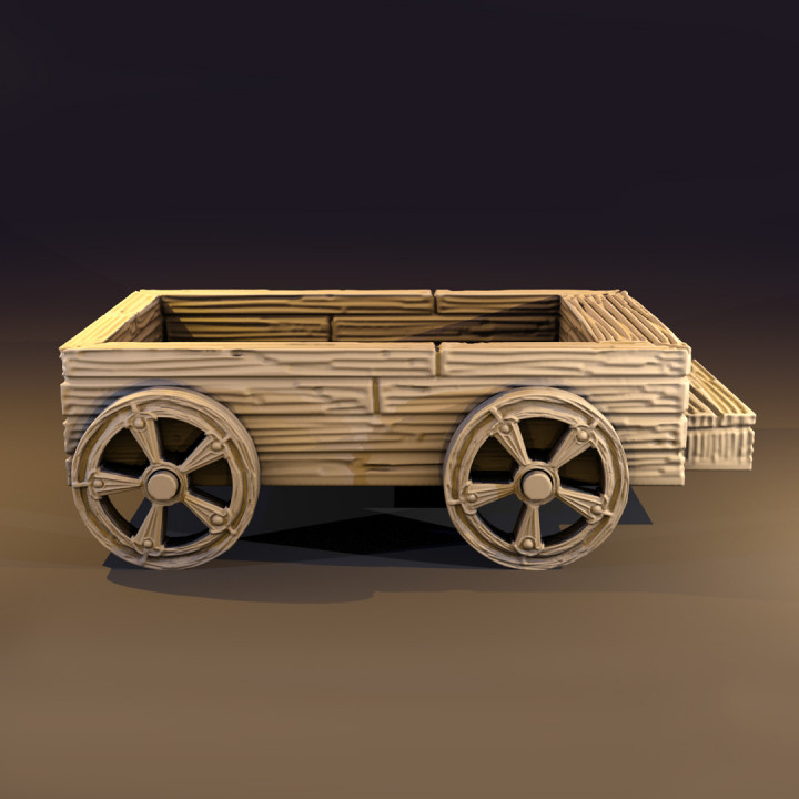 3D Printable Simple Wagon by Krakulu