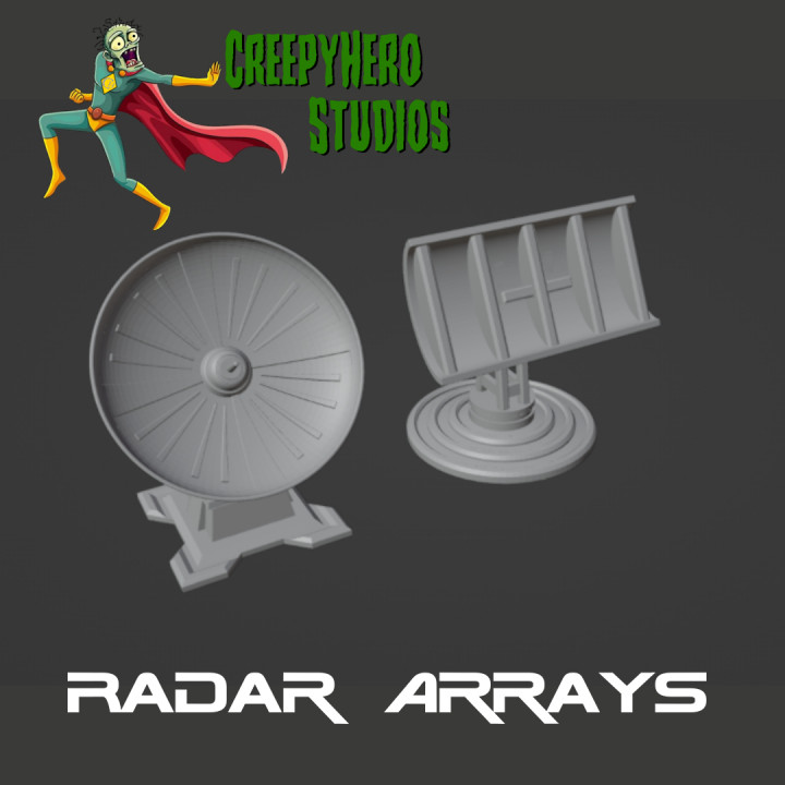 3D Printable Radar Array Set by Michael Crossman