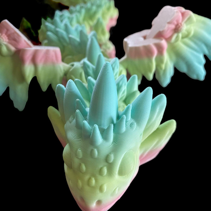 3D Printable Strawberry Dragon by The Dragon's Den