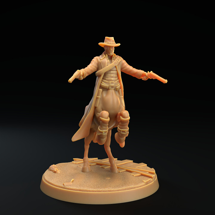 3D Printable Centaur Cowboys by The Dragon Trappers Lodge
