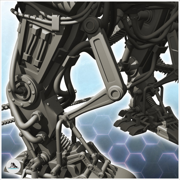 3D Printable Dagohr combat robot (1) - Future Sci-Fi SF Post ...