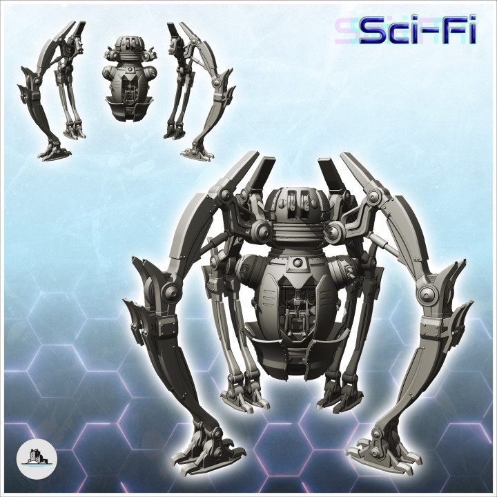 3D Printable Eerin combat robot (24) - Future Sci-Fi SF Post ...