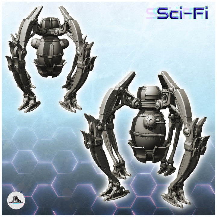 3D Printable Eerin combat robot (24) - Future Sci-Fi SF Post ...