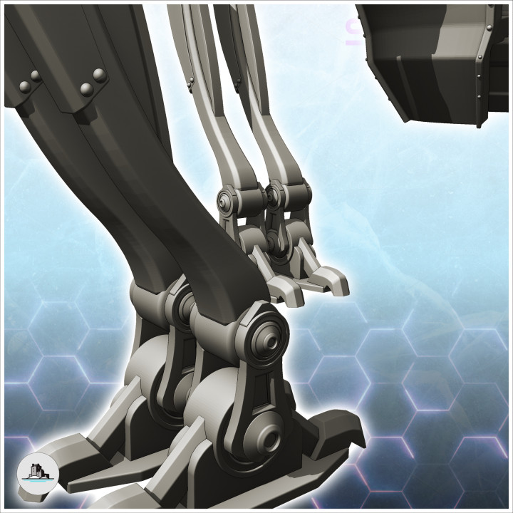 3D Printable Eerin combat robot (24) - Future Sci-Fi SF Post ...