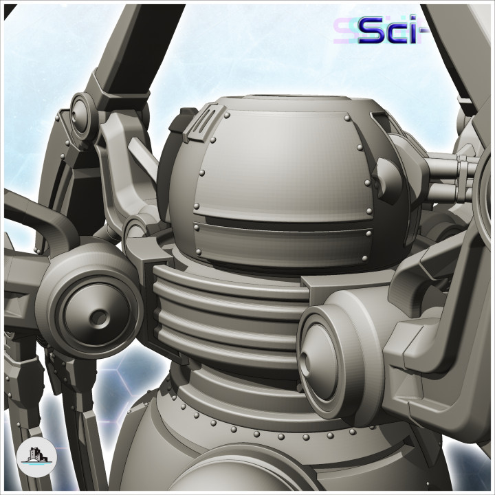 3D Printable Eerin combat robot (24) - Future Sci-Fi SF Post ...