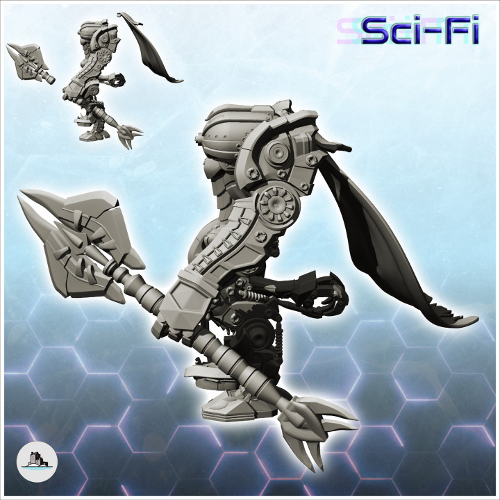 3D Printable Oarin combat robot (30) - Future Sci-Fi SF Post ...