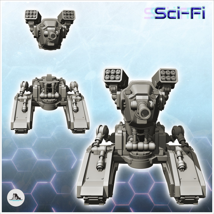 3D Printable Xyysus combat robot (31) - Future Sci-Fi SF Post ...