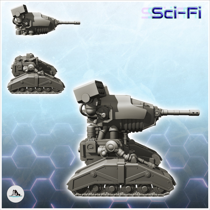 3D Printable Xyysus combat robot (31) - Future Sci-Fi SF Post ...