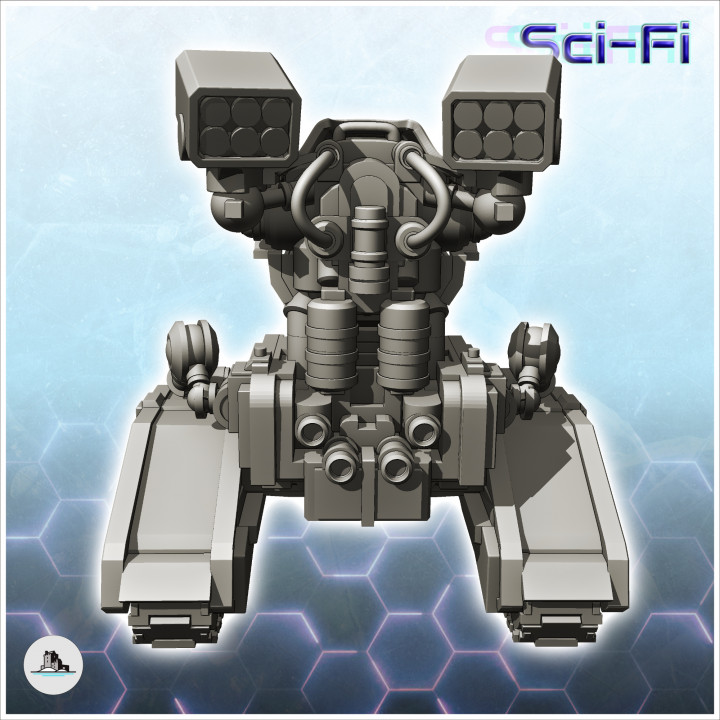 3D Printable Xyysus combat robot (31) - Future Sci-Fi SF Post ...