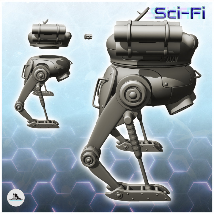 3D Printable Nindon combat robot (33) - Future Sci-Fi SF Post ...