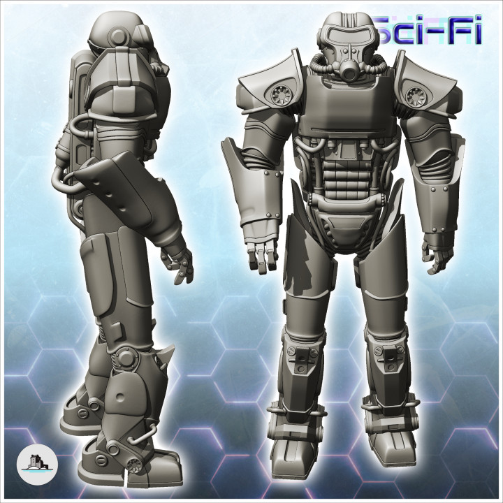 3D Printable Imnos combat robot (26) - Future Sci-Fi SF Post ...