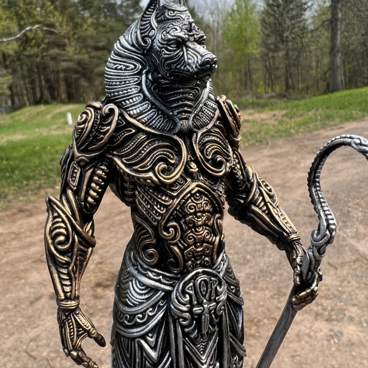 3D Printable Anubis by Zane Rogers