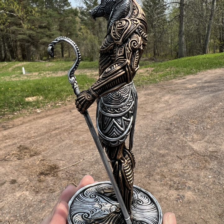 3D Printable Anubis by Zane Rogers