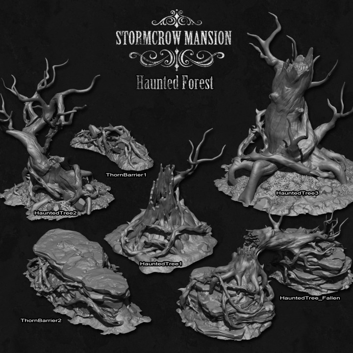 3D Printable Stormcrow Cemetery Bundle by Stormcrow Scenery
