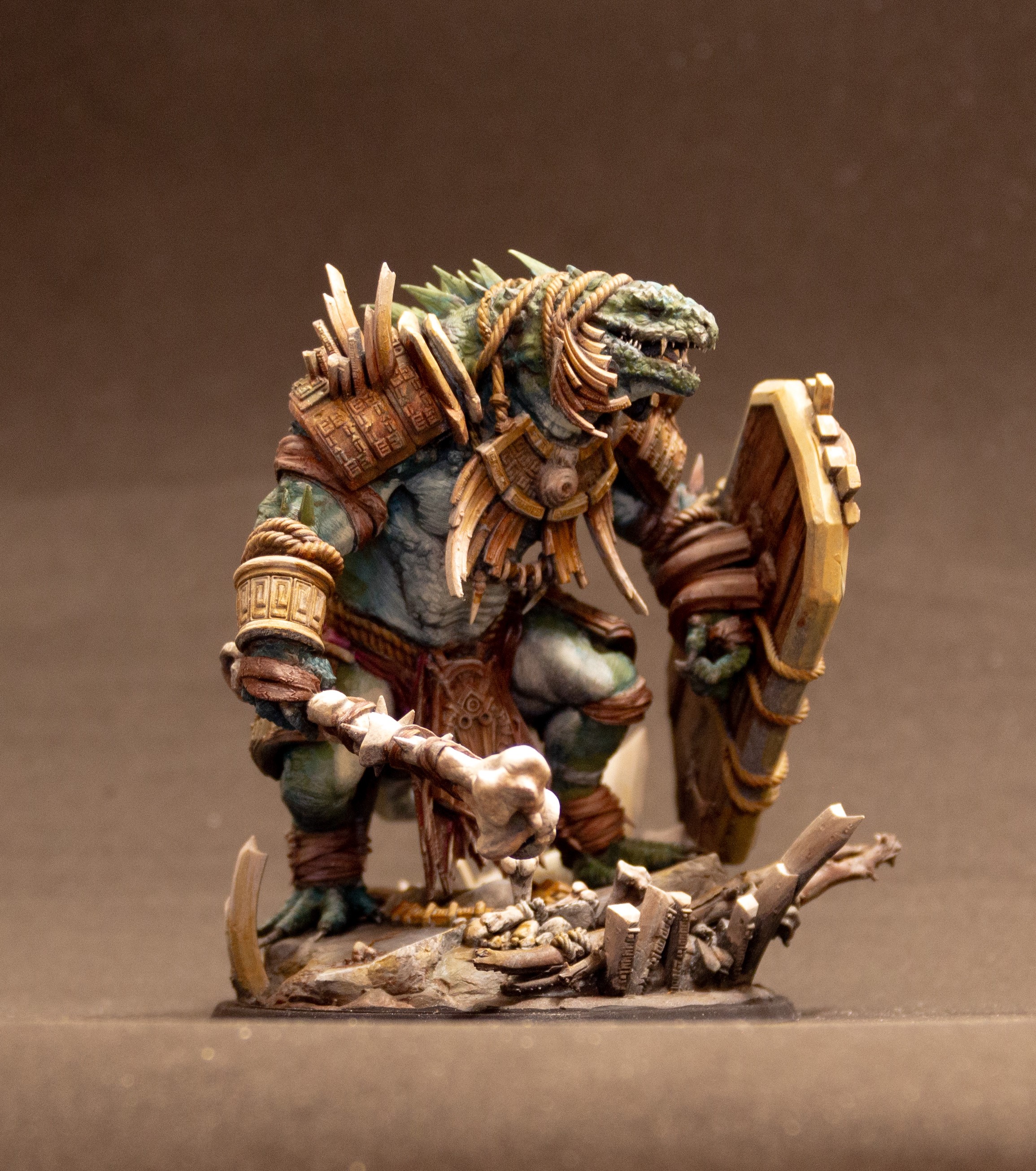3D Printable Lizardmen Steelscale by Rescale Miniatures