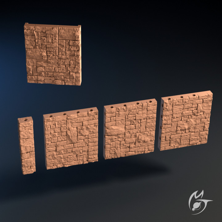 3D Printable The Bridge - modular scatter terrain by Making Tlon