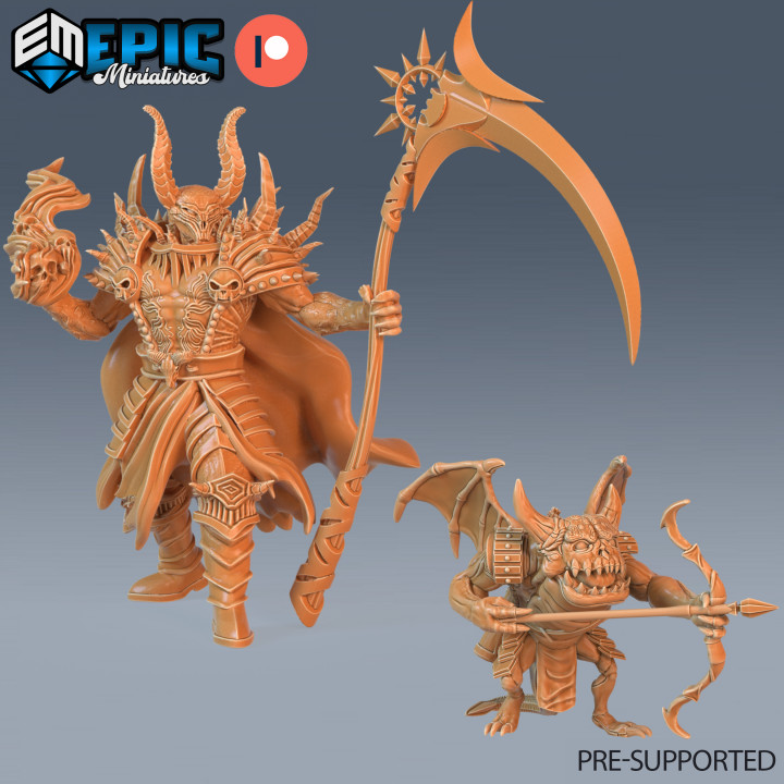 3D Printable Devil Warlord & Hell Spawn Team C / Hell General & Demon ...
