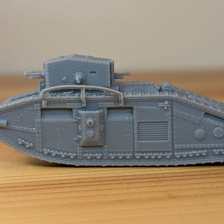 3D Printable Medium Mark B “Whippet” (WW1, British Empire) by Wargame3d
