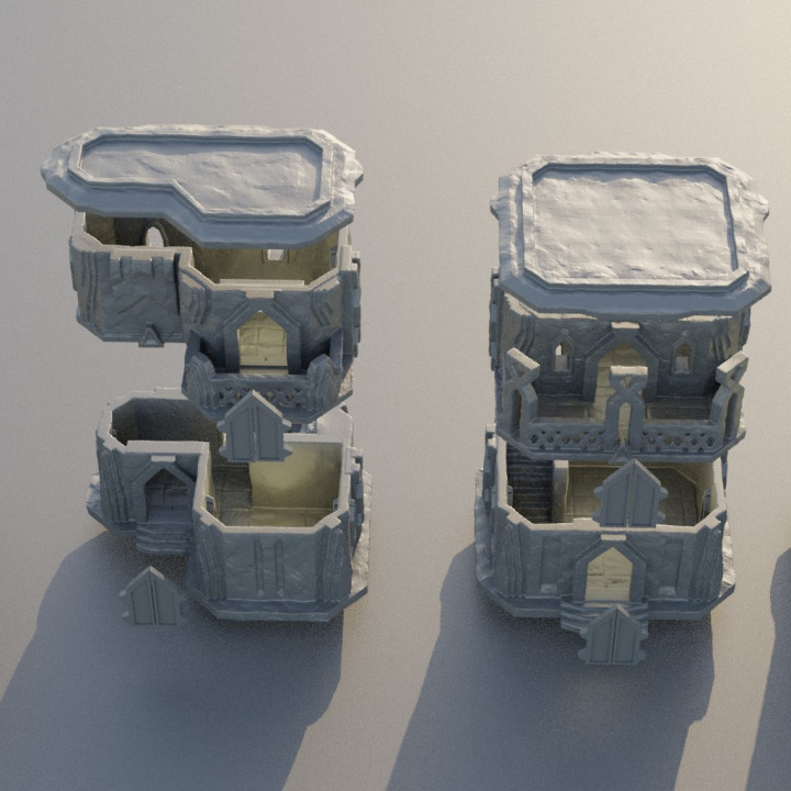 3D Printable Underground Dwarf Village - Tabletop Terrain - 28 MM by MiniatureLand