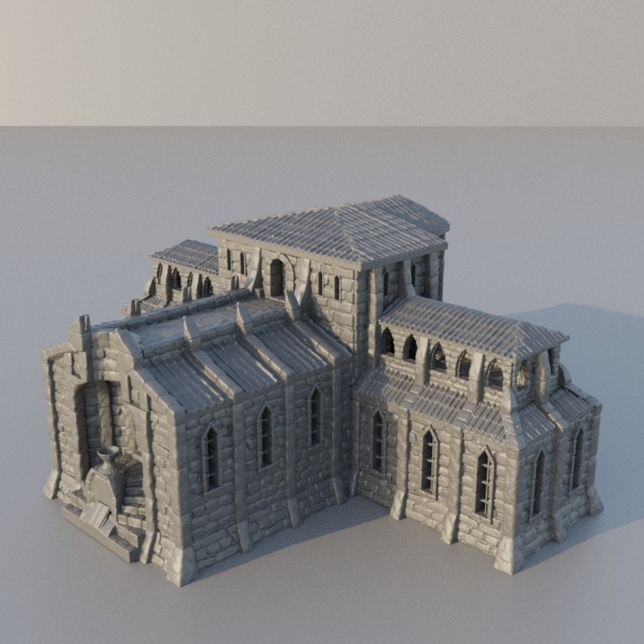 3D Printable Grand Library - Tabletop Terrain - 28 MM by MiniatureLand