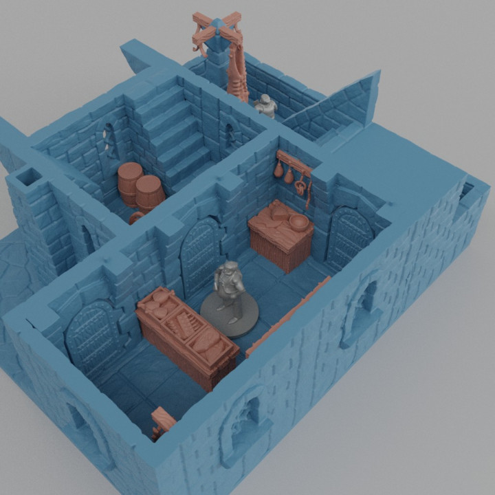 3D Printable Medieval Butcher House - Tabletop Terrain - 28 MM by ...