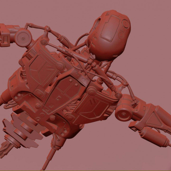 3D Printable Cyborg V5 by SKYNET