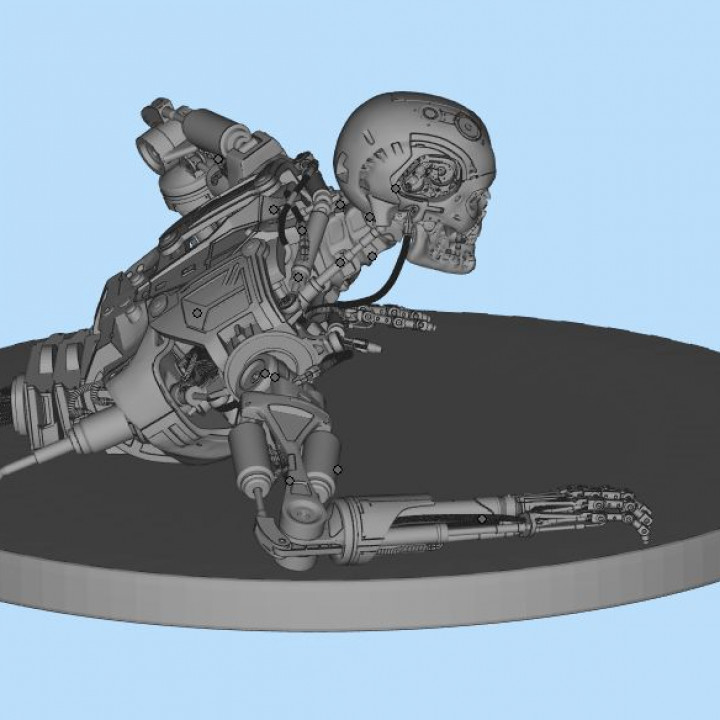 3D Printable Cyborg V5 by SKYNET