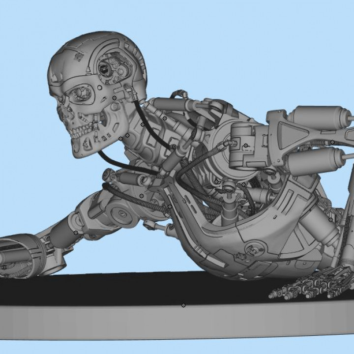 3D Printable Cyborg V5 by SKYNET