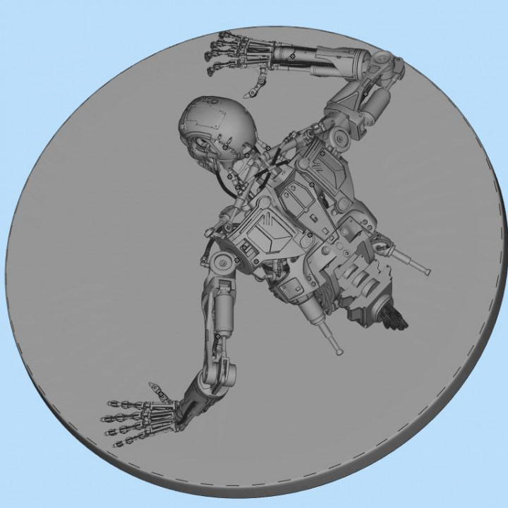 3D Printable Cyborg V5 by SKYNET