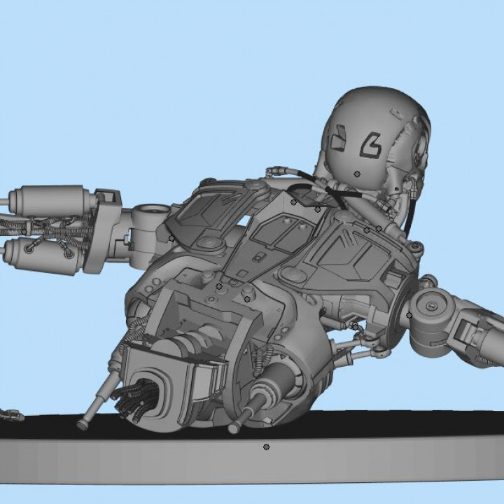 3D Printable Cyborg V5 by SKYNET