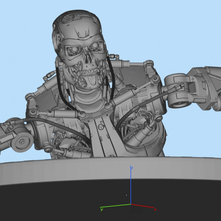 3D Printable Cyborg V5 by SKYNET