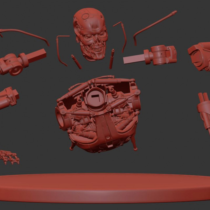 3D Printable Cyborg V5 by SKYNET