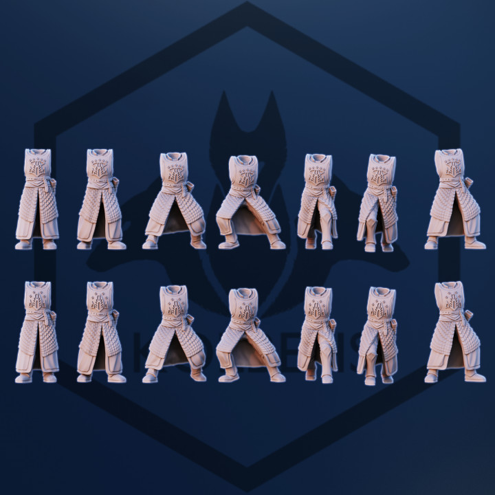 3D Printable Imperial Men (Modular) (Ft and Mtd) by Tidrewski Kolbehs