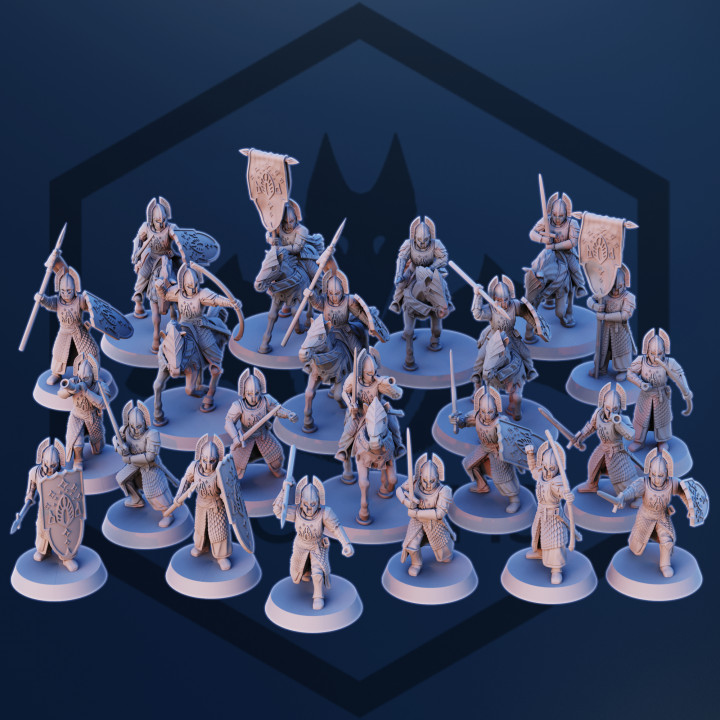 3D Printable Imperial Men (Modular) (Ft and Mtd) by Tidrewski Kolbehs
