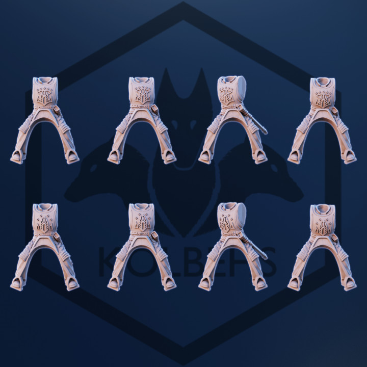 3D Printable Imperial Men (Modular) (Ft and Mtd) by Tidrewski Kolbehs