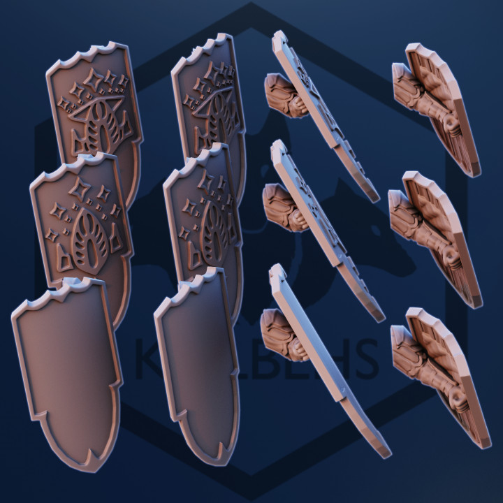 3D Printable Imperial Men (Modular) (Ft and Mtd) by Tidrewski Kolbehs