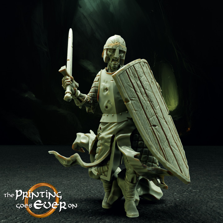 3D Printable Ghost Warriors - Presupported by The Printing Goes Ever On