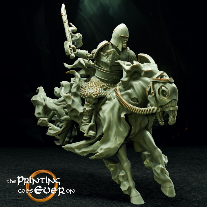 3D Printable Ghost Knight - C - Presupported by The Printing Goes Ever On