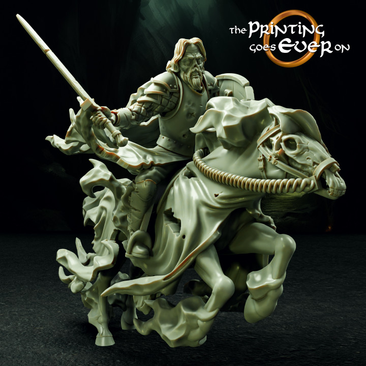 3D Printable Ghost Knights - Presupported by The Printing Goes Ever On