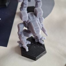 3D Printable MDG-2A and MDG-1A Rakshasa for Battletech by Matt Mason