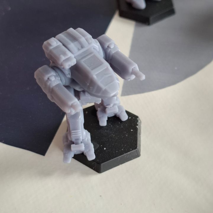 3D Print of MDG-2A and MDG-1A Rakshasa for Battletech by Carlos2k25