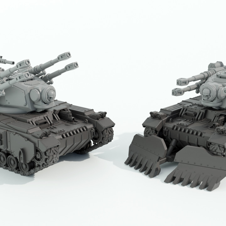 3D Printable Wendigo-Pattern Mobile Anti-Aircraft Turret Pack by ...