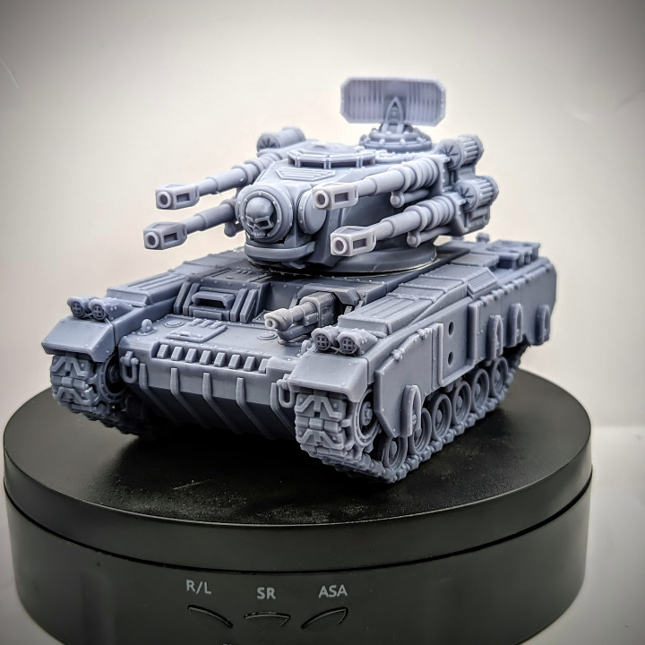 3D Printable Wendigo-Pattern Mobile Anti-Aircraft Turret Pack by ...