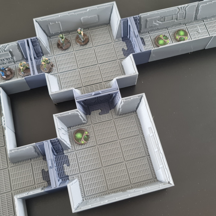 3D Printable INSTADUNGEON™ Sci Fi Expansion Set 1: sci fi interior ...