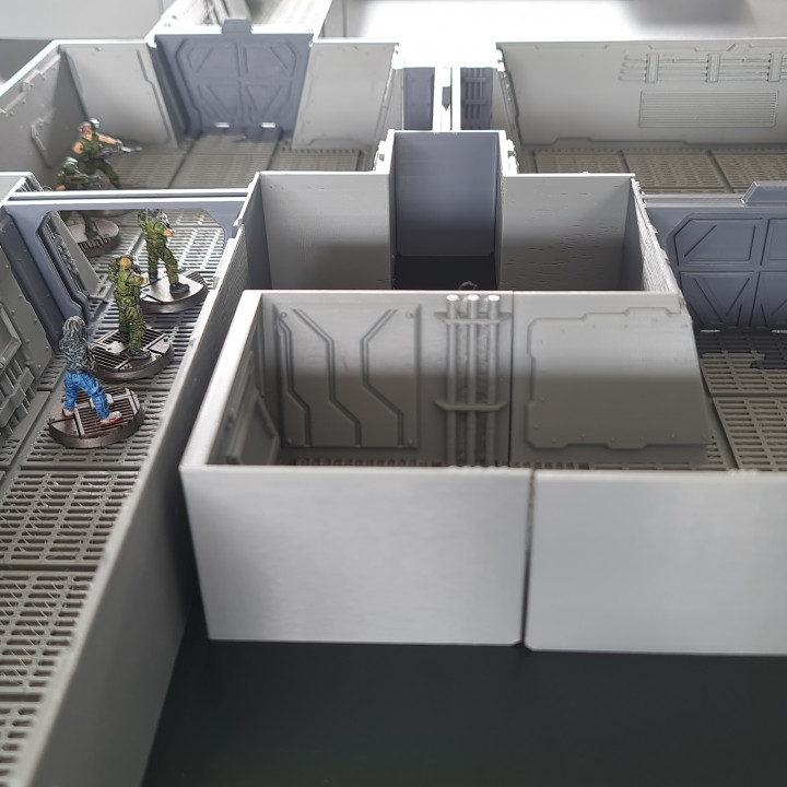 3D Printable INSTADUNGEON™ Sci Fi Expansion Set 1: sci fi interior ...
