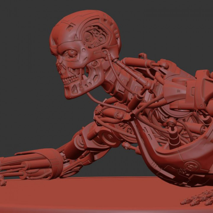 3D Printable Cyborg V5 High Detal by SKYNET
