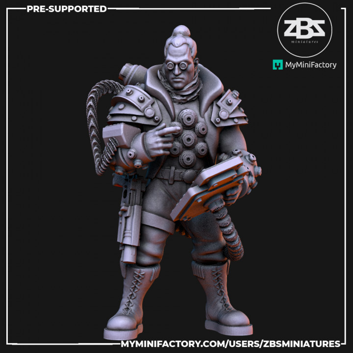 3D Printable Sci-Fi NPC and Vendors - FULL SET by ZBSminiatures