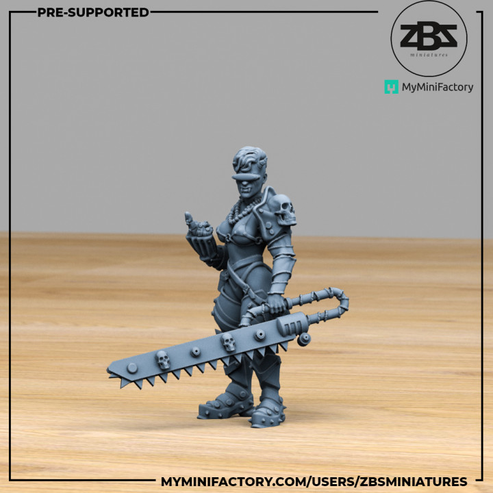 3D Printable Adepts of Asmodeus. Rippers. by ZBSminiatures